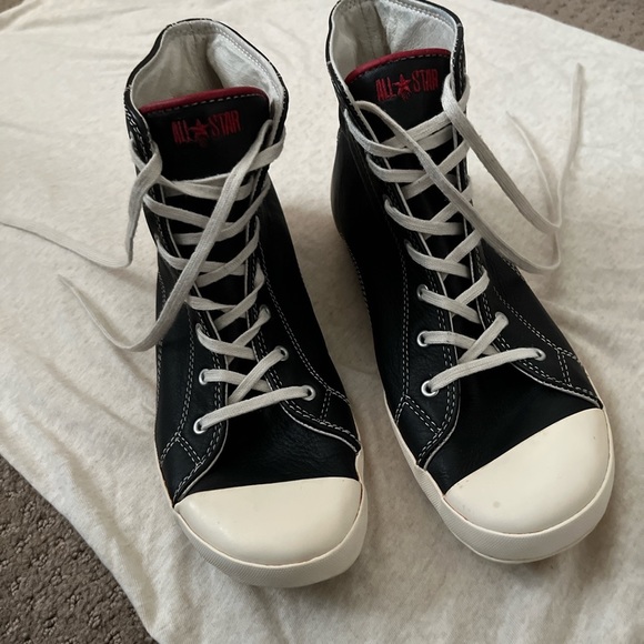 Converse | Shoes | Rare Vintage Leather Converse All Star | Poshmark